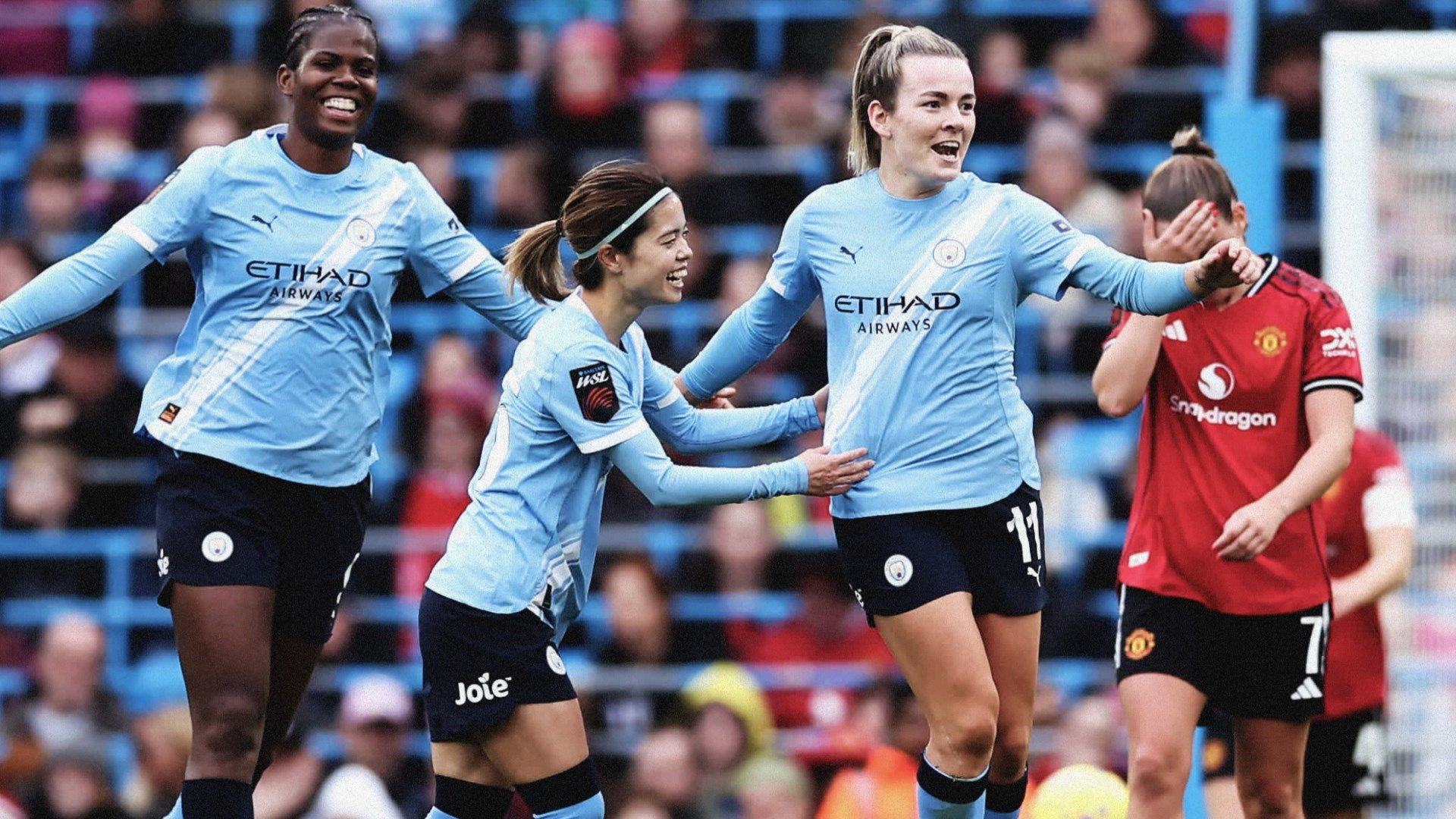 Man City women's player ratings vs Man Utd: Lauren Hemp's back with a bang! Lioness lashes home ...